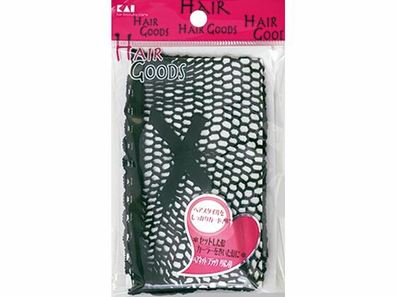 【商品説明】●伸縮性に優れたヘアーネット。●カーラーをまいた髪にぴったりフィットして巻崩れを防ぎます。【仕様】●色：黒●パッケージサイズ：145×85×12mm●重量：7g【備考】※メーカーの都合により、パッケージ・仕様等は予告なく変更にな...
