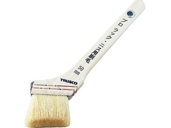 【商品説明】●山羊毛にアイロンを当て毛腰、含みも良好です。●木工、工芸など良質な仕上げが求められる作業に最適です。【仕様】●型番：TPB-412●刷毛幅（mm）：50　●毛丈（mm）：35　●玉厚（mm）：16　●全長（mm）：220●毛：...