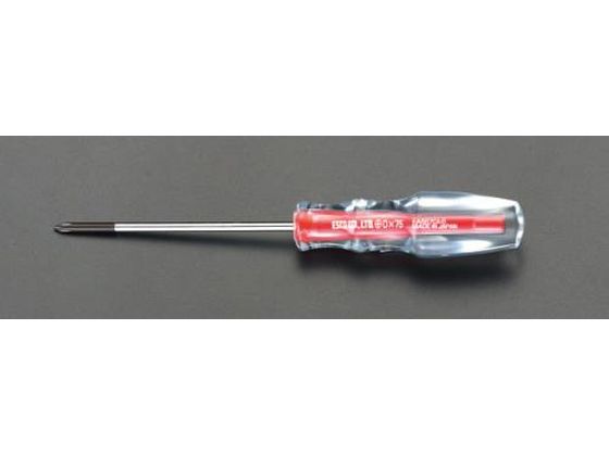【仕様】●軸径：3mm●先端：＃0●軸長：75mm●全長：145mm●耐油・耐薬品・耐衝撃性に優れたアセテート樹脂を使用したクリスタルハンドル●細軸タイプ●先端マグネット付●生産国：日本【備考】※メーカーの都合により、パッケージ・仕様等は予...