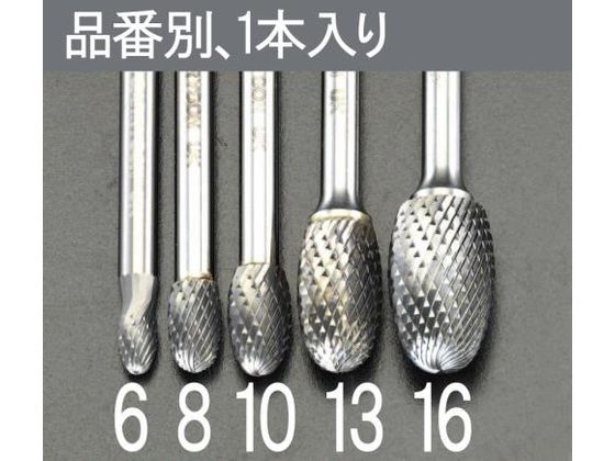 【仕様】●軸径：6mm●刃径：16mm●刃長：25mm●全長：70mm●材質：タングステンカーバイト●適合材質：一般鋼、鋳物、銅●刃形状：d−max／コースカット●入数：1本入り【備考】※メーカーの都合により、パッケージ・仕様等は予告なく変...