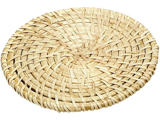 【仕様】●外寸：直径155mm●重量：35g●材質：藤製【備考】※メーカーの都合により、パッケージ・仕様等は予告なく変更になる場合がございます。【検索用キーワード】株式会社萬洋　萬洋　籐製　鍋敷　丸　小（34−410S）　鍋敷き　小　藤製　...