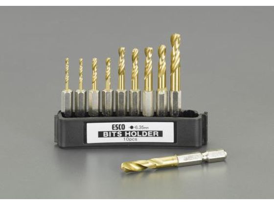 【仕様】●材質：ハイス（チタニウムコーティング）●インパクト使用可●六角シャンク：6．35mm●サイズ：2．0・3．0・4．0・5．0・6．0mm（各2本）●用途：鉄鋼、ステンレス、アルミ【備考】※メーカーの都合により、パッケージ・仕様等は...