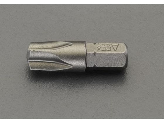 【仕様】●六角シャンク：1／4”●MORTORQ規格ねじ対応ビット●サイズ：＃2●全長：25mm【備考】※メーカーの都合により、パッケージ・仕様等は予告なく変更になる場合がございます。【検索用キーワード】エスコ　ESCO　えすこ　＃2x25...