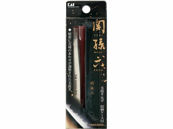 【商品説明】●精密に先端の合わせが調整された先平タイプの毛抜きです。【仕様】●パッケージサイズ：140×45×18mm●重量：39g【備考】※メーカーの都合により、パッケージ・仕様等は予告なく変更になる場合がございます。【検索用キーワード】...