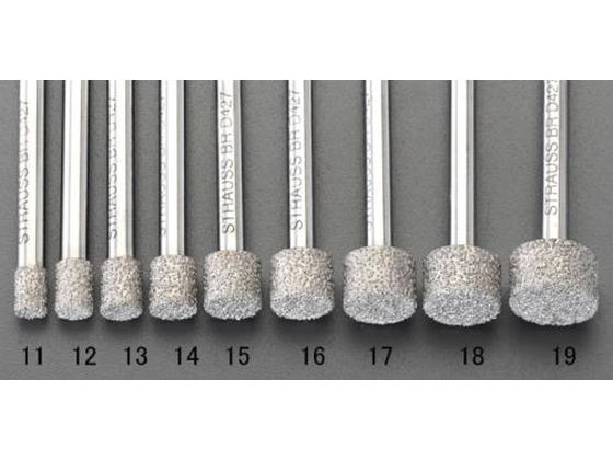 【仕様】●全長：60mm●軸径：6．0mm●砥粒：ダイヤモンドパウダー●粒度：＃50●刃径：16mm●刃長：10mm●焼結タイプ【備考】※メーカーの都合により、パッケージ・仕様等は予告なく変更になる場合がございます。【検索用キーワード】エス...