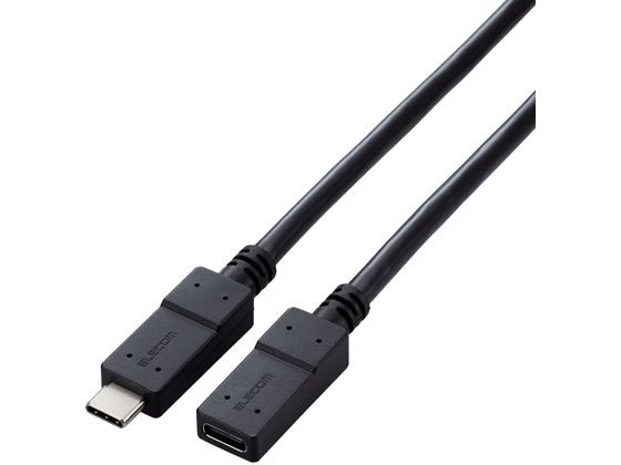 【商品説明】USB　Type−C（TM）ケーブルの延長ケーブル（USB　5Gbps）です。ケーブル一体型のAC充電器のケーブル長を延長して使用できるほか、USBハブやドッキングステーション、キーボードなどケーブル部が短い機器にも使えるため、...