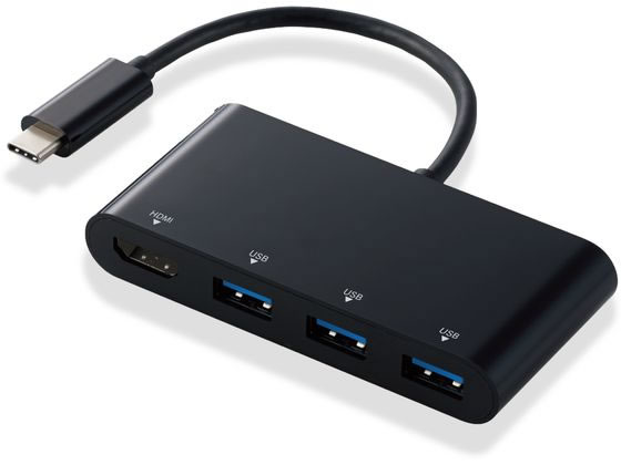 【商品説明】USB Type−C（TM）コネクターでパソコンに接続し、USB機器やHDMIディスプレイを接続できるドッキングステーションです。パソコン本体との接続は、最大5Gbps（理論値）とUSB2．0の約10倍の超高速データ転送を実現す...