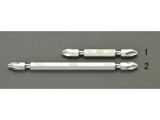 【仕様】●六角シャンク：1／4”●サイズ：＃2●全長：110mm●入数：1本●先端マグネット付【備考】※メーカーの都合により、パッケージ・仕様等は予告なく変更になる場合がございます。【検索用キーワード】エスコ　ESCO　えすこ　#2x110...