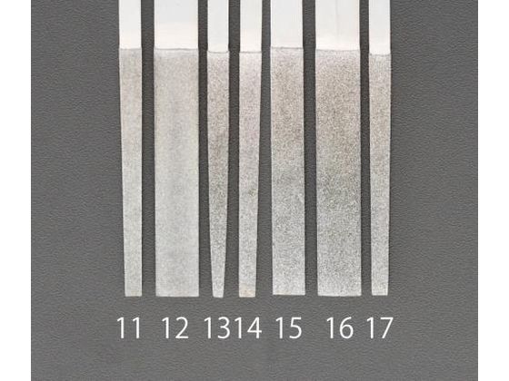 【仕様】●全長：170mm●コーティング長：50mm●シャンク部：角柄●形状：テーパー平（3．25×0．65mm）●粒度：＃200【備考】※メーカーの都合により、パッケージ・仕様等は予告なく変更になる場合がございます。【検索用キーワード】エ...