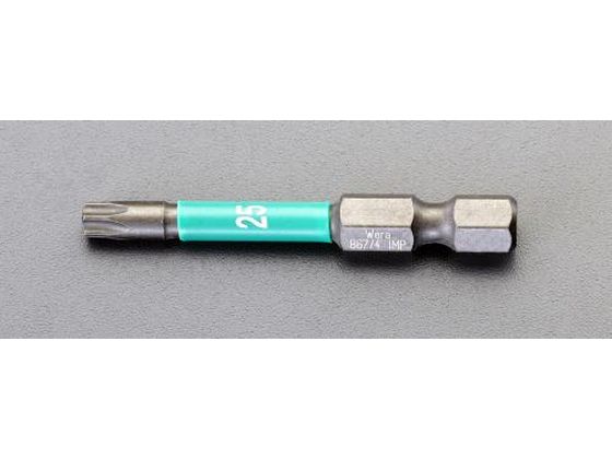 【仕様】●IMPAKTORシリーズ●六角シャンク：1／4”●トルクスビット●サイズ：T40●全長：50mm●重量：11g●インパクトドライバーにも使用可能なビットです。●※モデルチェンジの為、今後は、カラーと番号が付く予定です。●ダイヤモン...