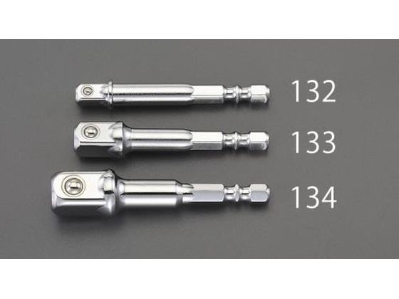 【仕様】●六角シャンク：1／4”●差込角：1／2”●全長：65mm【備考】※メーカーの都合により、パッケージ・仕様等は予告なく変更になる場合がございます。【検索用キーワード】エスコ　ESCO　えすこ　1　2"DRx1　4"HEX　65mmソ...