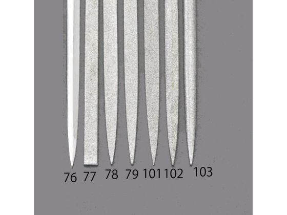 【仕様】●コーティング長：70mm●全長：140mm●シャンク部：φ3．0mm●ハンドル：EA826VM−0（別売）●形状：ササ刃（5．0×1．7mm）●粒度：＃100【備考】※メーカーの都合により、パッケージ・仕様等は予告なく変更になる場...