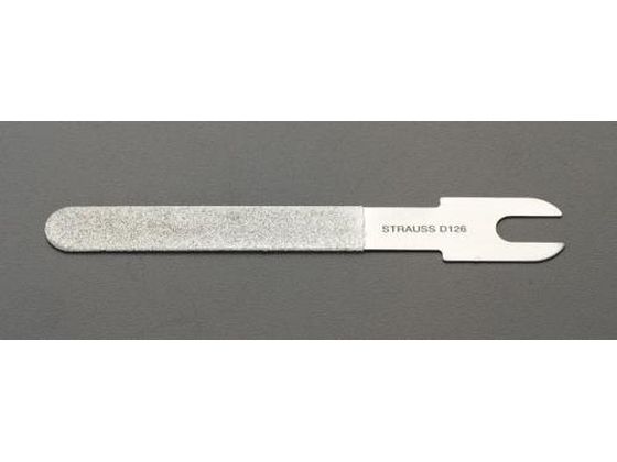 【仕様】●やすりサイズ：100×10mm●形状：薄型フラット（先端R）●コーティング長：60mm●コーティング部厚み：0．70mm●柔軟性があり、薄型である為狭い隙間などで使用できます。●ハンドル：EA826VL−0●粒度：＃100【備考】...