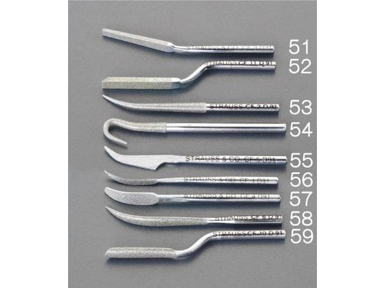 【仕様】●全長：55mm●軸径：3mm●ハンドル：EA826VM−0（別売）●形状：腹丸（4．0×1．9×32mm）●粒度：＃140【備考】※メーカーの都合により、パッケージ・仕様等は予告なく変更になる場合がございます。【検索用キーワード】...