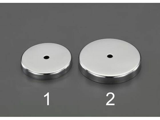 【仕様】●サイズ（mm）：φ67×9．5●耐荷重：29kgf●材質：フェライト磁石（セラミック磁石、ニッケルメッキ加工）●重量：160g●錆びにくく、磁力の低下が極めて少ないフェライト磁石使用●6mm径の穴にフックやボルトを取り付けられます...