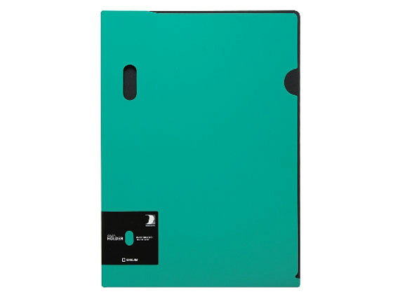 【商品説明】指1本でスマートに出せるスライドホール付き。書類が入れやすいコーナーカット付き。【仕様】●本体色：緑●サイズ：A4S●重量：50g●寸法：223×1×310mm●表紙素材等：PP製●主な素材：樹脂【検索用キーワード】きんぐじむ　...