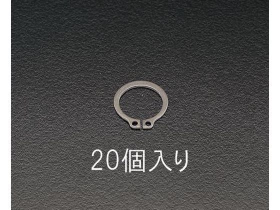 【仕様】●軸径：28mm●材質：バネ鋼●入数：20個【備考】※メーカーの都合により、パッケージ・仕様等は予告なく変更になる場合がございます。【検索用キーワード】エスコ　ESCO　えすこ　28mm軸用スナップリング（20個）　軸用スナップリン...
