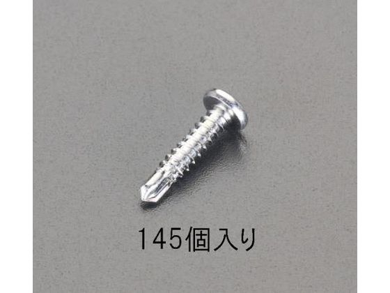 【仕様】●材質：鉄（三価クロメート）●頭形状：（＋）ナベ頭●サイズ：4×16mm●先端がドリルになっている為、下穴が必要ありません。●入数：145個●重量：243g（1パック）【備考】※メーカーの都合により、パッケージ・仕様等は予告なく変更...