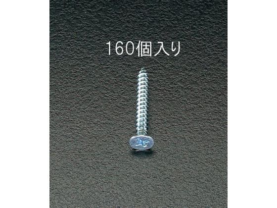 【仕様】●材質：鉄（ユニクロメッキ）●頭形状：（＋）皿頭●サイズ：M4×12mm●入数：160個●総重量：約154g【備考】※メーカーの都合により、パッケージ・仕様等は予告なく変更になる場合がございます。【検索用キーワード】エスコ　ESCO...
