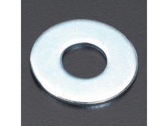 【仕様】●種類：平ワッシャー●サイズ：W3／8”●材質：鉄（ユニクロメッキ）●入数：100個【備考】※メーカーの都合により、パッケージ・仕様等は予告なく変更になる場合がございます。【検索用キーワード】エスコ　ESCO　えすこ　W3　8平ワッ...