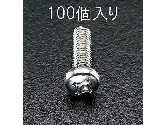 【仕様】●材質：ステンレス（SUS304J3）●並目ねじ●頭形状：（＋）ナベ頭●サイズ：M4×10●ピッチ：0．7●入数：100個【備考】※メーカーの都合により、パッケージ・仕様等は予告なく変更になる場合がございます。【検索用キーワード】エ...