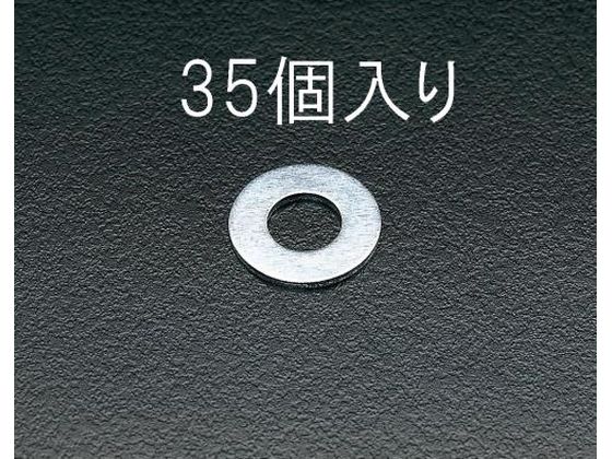【仕様】●材質：鉄（ユニクロメッキ）●内径×外径×厚み：10×22×1．6mm●入数：35個【備考】※メーカーの都合により、パッケージ・仕様等は予告なく変更になる場合がございます。【検索用キーワード】エスコ　ESCO　えすこ　M10平ワッシ...