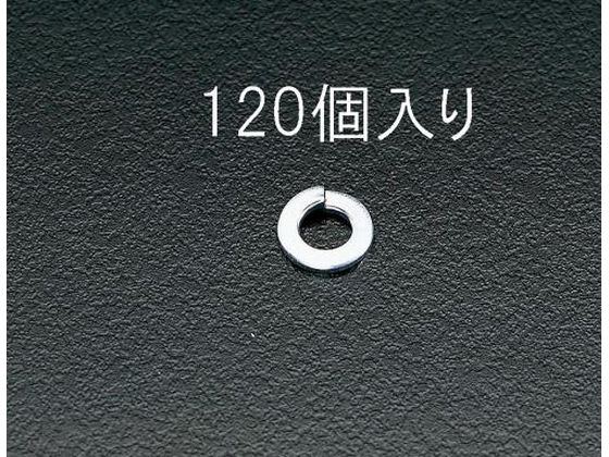 【仕様】●材質：鉄（ユニクロメッキ）●呼：M6●内径×外径×厚み（mm）：6．1×12．2×1．5●入数：120個【備考】※メーカーの都合により、パッケージ・仕様等は予告なく変更になる場合がございます。【検索用キーワード】エスコ　ESCO　...