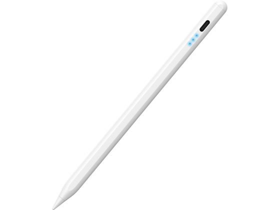 【商品説明】純正のApple　Pencilに近い描き心地の、iPad用アクティブタッチペンです。約20分でフル充電可能な急速充電機能を搭載。電池が切れても充電してからすぐに使用できます。約1．6mmのペン先で細かい作業、メモや絵を描くのにお...