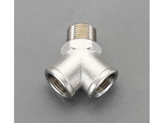【仕様】●材質：真鍮（ニッケルメッキ）●最高使用圧力：0．8MPa●ねじ径（雄）：R（PT）1／4”●ねじ径（雌）：G（PF）1／4”●六角対辺：17mm●ねじ有効長：11mm●重量：約43g【備考】※メーカーの都合により、パッケージ・仕様...