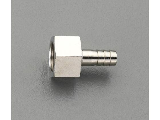 【仕様】●材質：真鍮（ニッケルメッキ）●最高使用圧力：0．8MPa●ねじ径：G（PF）1／4”●適合ホース内径：6mm●六角対辺：17mm●全長：34mm●ねじ有効長：11mm●ステム有効長：20mm●重量：約20g【備考】※メーカーの都合...