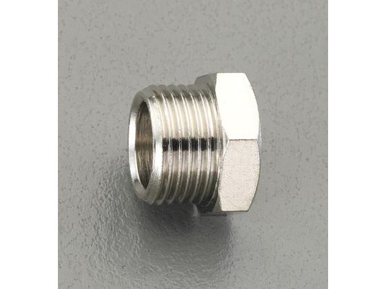 【仕様】●材質：真鍮（ニッケルメッキ）●最高使用圧力：0．8MPa●ねじ径：G（PF）3／8”●六角幅：19mm●全長：14mm●ねじ有効長：9mm●重量：約18g【備考】※メーカーの都合により、パッケージ・仕様等は予告なく変更になる場合が...