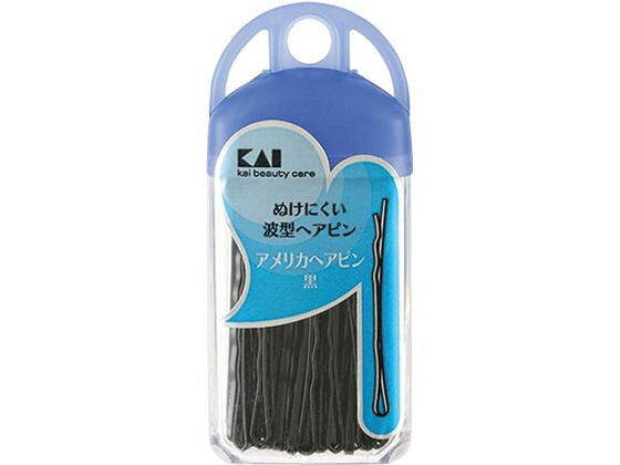 【商品説明】●抜けにくい波型ヘアピンです。【仕様】●色：黒●パッケージサイズ：91×40×17mm●重量：56g【備考】※メーカーの都合により、パッケージ・仕様等は予告なく変更になる場合がございます。【検索用キーワード】貝印　KAI　カイジ...