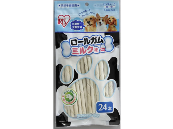 【商品説明】天然牛皮を使用した長く噛めるガムです。嗜好性が良くなるミルクの香りが付いています。訓練・しつけのご褒美やおやつとして最適です。【仕様】●エネルギー：100g当り320kcal●素材／たんぱく質80．0％以上、脂質0．2％以上、粗...