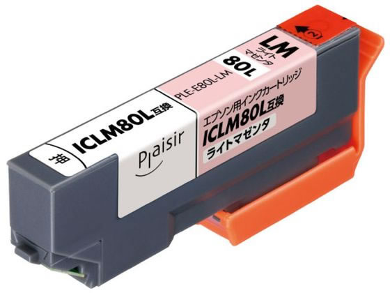 【商品説明】●対応カートリッジ：EPSON　ICLM80L互換　●カラー：ライトマゼンタ（染料）【仕様】●対応機種：EP−707A、EP−777A、EP−807AB、EP−807AR、EP−807AW、EP−907F、EP−977A3、EP...