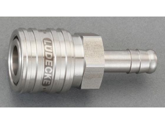 【仕様】●最高使用圧力：3．5MPa●材質：ステンレス●シングルシャットオフバルブ●オーリング（FKM）●全長：47mm●衛生が要求される場所での圧縮空気の使用（クリーンルーム等）●タケノコ径：10mm【備考】※メーカーの都合により、パッケ...