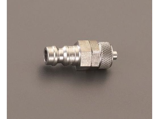 【仕様】●最高使用圧力：3．5MPa●材質：ステンレス●全長：32mm●オーリング（FKM）●シングルシャットオフバルブ●衛生が要求される場所での圧縮空気の使用（クリーンルーム等）●適合ホース：6×8mm【備考】※メーカーの都合により、パッ...