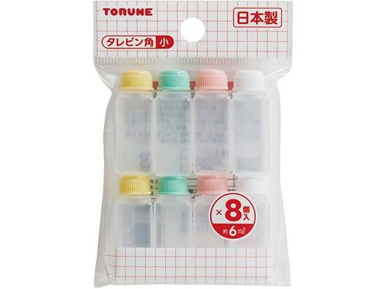 【商品説明】●お弁当に調味料を持っていきたい時に便利な調味料ケースです。●フタをしっかり閉められるので、持ち運びも安心です。【仕様】●商品サイズ：約40×15×15mm●内容量：8個●材質：ポリエチレン●容量：約6mL●生産国：日本【備考】...