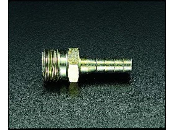 【仕様】●材質：スチール（亜鉛メッキ）●ねじ径：G（PF）1／4”●適合ホース内径：3／8”（10mm）●用途：圧縮空気、液体●使用圧力：1．6MPa【備考】※メーカーの都合により、パッケージ・仕様等は予告なく変更になる場合がございます。【...