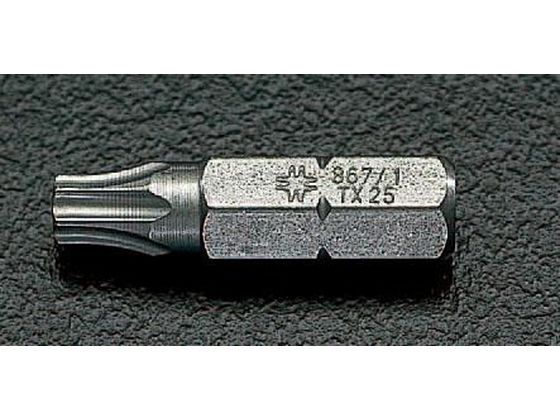 【仕様】●六角シャンク：1／4”●サイズ：T27●全長：25mm●入数：1本【備考】※メーカーの都合により、パッケージ・仕様等は予告なく変更になる場合がございます。【検索用キーワード】エスコ　ESCO　えすこ　T27x25mm[Torx]ド...