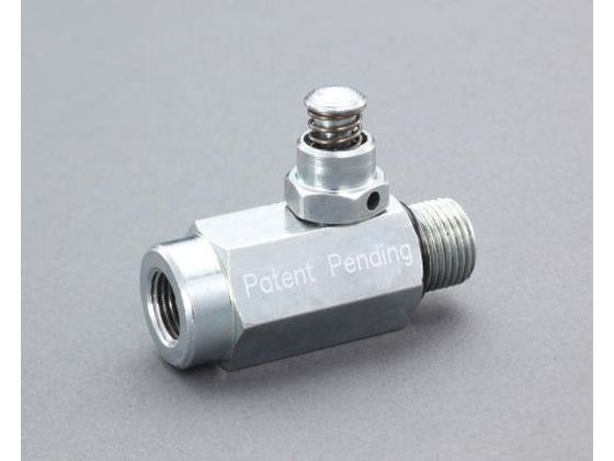 【仕様】●適合品番：EA166D、EA166HA、EA166SG−3B用●全長：43mm●ねじサイズ：雄：M12×1．0、雌：Rc1／8”●六角対辺：17mm●重量：63g●エアー抜きバルブ付●エアーグリースガンに発生しやすい、エアーポケッ...