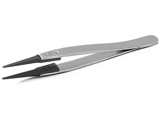 【仕様】●材質：チップ：合成繊維（ESD）、ハンドル：ステンレス●先端幅：1．5mm●耐熱温度：240℃●先端：直・細●全長：120mm【備考】※メーカーの都合により、パッケージ・仕様等は予告なく変更になる場合がございます。【検索用キーワー...