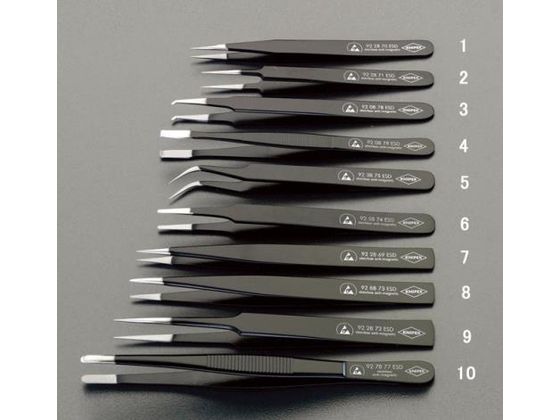 【仕様】●メーカー：KNIPEX（クニペックス）●型番：922872ESD●材質：ステンレス製●全長：135mm●先端：直・鋭●先端幅：0．6mm●先端厚：0．65mm【備考】※メーカーの都合により、パッケージ・仕様等は予告なく変更になる場...