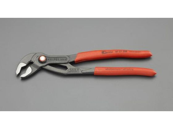 【仕様】●メーカー：KNIPEX（クニペックス）●型番：8721250●ハンドル：プラスチックコーティング●仕上げ：クロムメッキ●最大開口：2”●最大ナット：46mm●全長：250mm●重量（g）：335●材質：クロームバナジウム電気鋼●調...