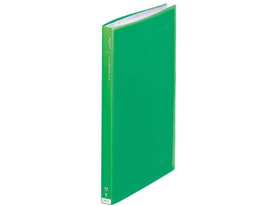 【商品説明】透明生地採用のカラフルなスケルトンタイプのクリヤーブック。中台紙なし・ポケット固定式。目にやさしいエンボス加工ポケット。【仕様】●色：イエローグリーン●サイズ：A4・S型●外寸法：縦308×横228×背幅20mm●材質：表紙／ポ...