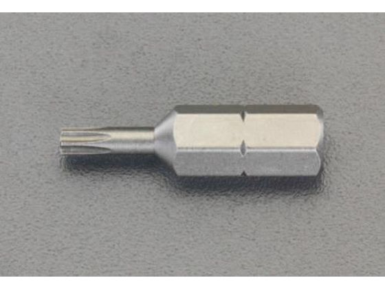 【仕様】●六角シャンク：1／4”●全長：25mm●サイズ：T6●材質：クロームモリブデンバナジウム鋼●手回しドライバー専用【備考】※メーカーの都合により、パッケージ・仕様等は予告なく変更になる場合がございます。【検索用キーワード】エスコ　E...