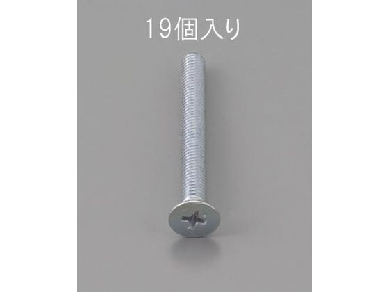 【仕様】●材質：鉄（三価クロメート）●並目ねじ●全ねじ●頭形状：（＋）皿頭●サイズ：M5×8●ピッチ：0．8●入数：19個【備考】※メーカーの都合により、パッケージ・仕様等は予告なく変更になる場合がございます。【検索用キーワード】エスコ　E...