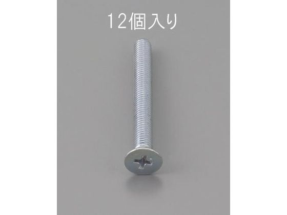 【仕様】●材質：鉄（三価クロメート）●並目ねじ●全ねじ●頭形状：（＋）皿頭●サイズ：M6×15●ピッチ：1●入数：12個【備考】※メーカーの都合により、パッケージ・仕様等は予告なく変更になる場合がございます。【検索用キーワード】エスコ　ES...