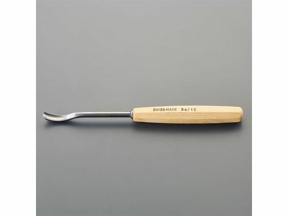 【仕様】●形状：丸スプーン型●全長：245mm●刃幅：3mm●材質：刃：クロムバナジウム鋼、柄：木●刃硬度：RC59−61【備考】※メーカーの都合により、パッケージ・仕様等は予告なく変更になる場合がございます。【検索用キーワード】エスコ　E...