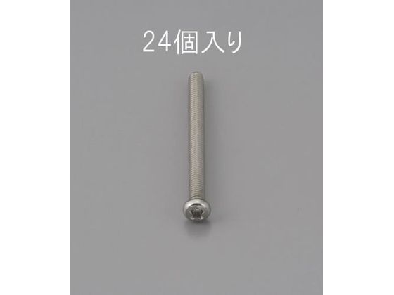 【仕様】●材質：ステンレス●並目ねじ●全ねじ●頭形状：（＋）ナベ頭●サイズ：M3×10●ピッチ：0．5●入数：24個【備考】※メーカーの都合により、パッケージ・仕様等は予告なく変更になる場合がございます。【検索用キーワード】エスコ　ESCO...