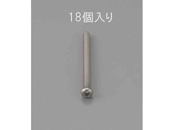 【仕様】●材質：ステンレス●並目ねじ●全ねじ●頭形状：（＋）ナベ頭●サイズ：M4×10●ピッチ：0．7●入数：18個【備考】※メーカーの都合により、パッケージ・仕様等は予告なく変更になる場合がございます。【検索用キーワード】エスコ　ESCO...